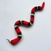 Crochet PATTERN Coral Snake | Crochet Bracelet Snake Amigurumi Pdf in ...