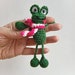 Mini Crochet Frog Keychain Pattern, Amigurumi Frog Crochet Pattern ...