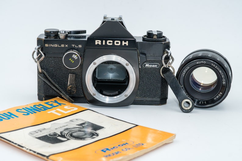 Ricoh Singlex TLS SLR Camera With Fast Yashica Yashinon-ds 50 - Etsy