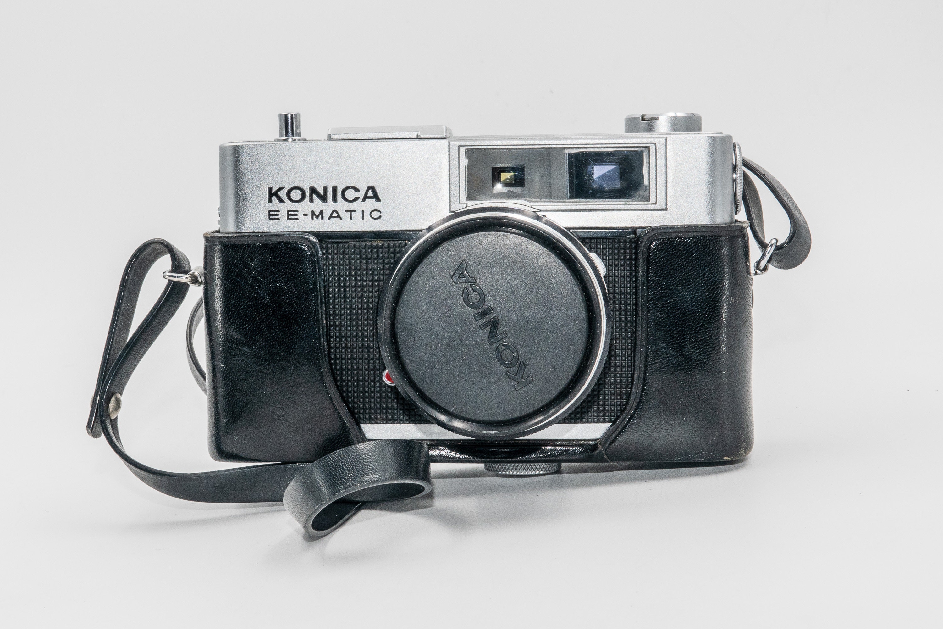 KONICA EE Matic Deluxe F Rangefinder Camera with Konica HEXAGON 42mm f2 ...