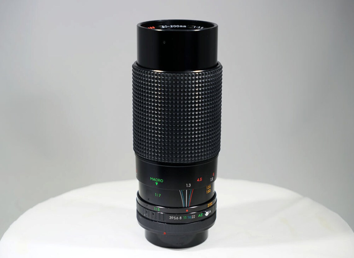 Albinar Adg MC Zoom 80-200mm F3.9 Macro Lens for Canon FD/FL Mount - Etsy