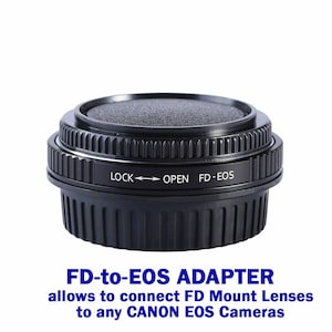 Professional CANON FD Lens Collection With Various Focal Lengths ...
