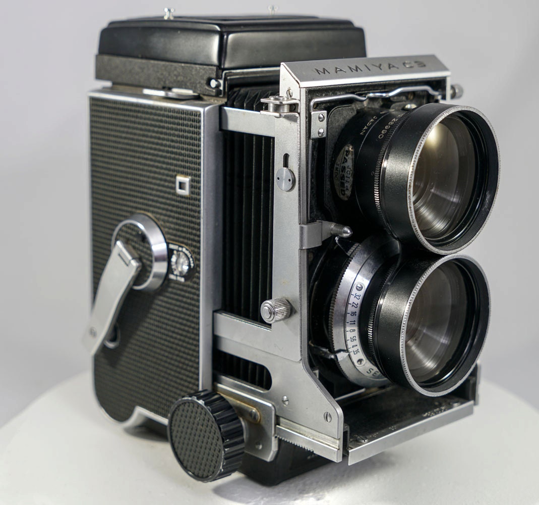 Mamiya C3 TLR 120mm (6x6) Medium Format Camera with 80mm f2.8 65mm f3.5 ...