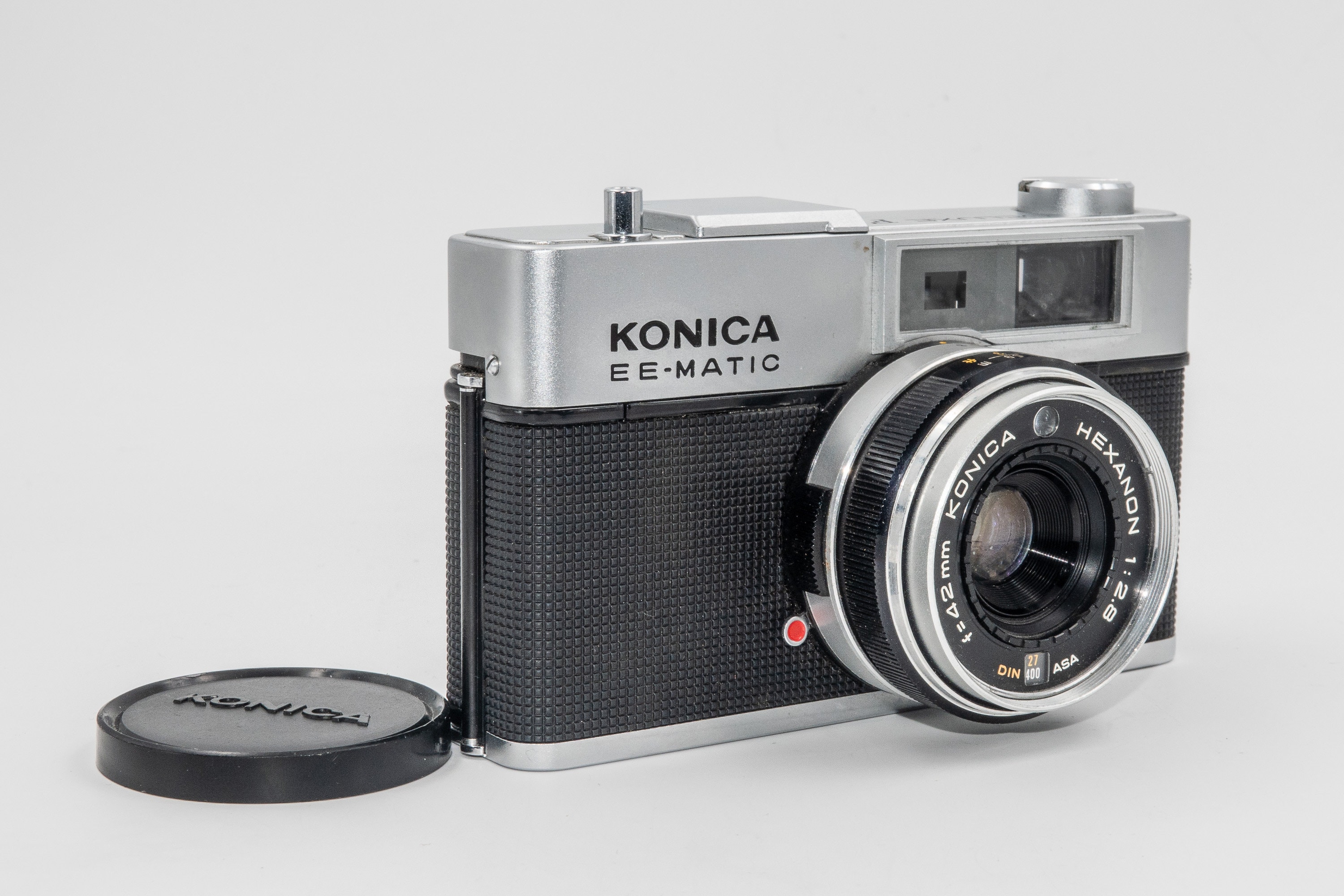 KONICA EE Matic Deluxe F Rangefinder Camera with Konica HEXAGON 42mm f2 ...