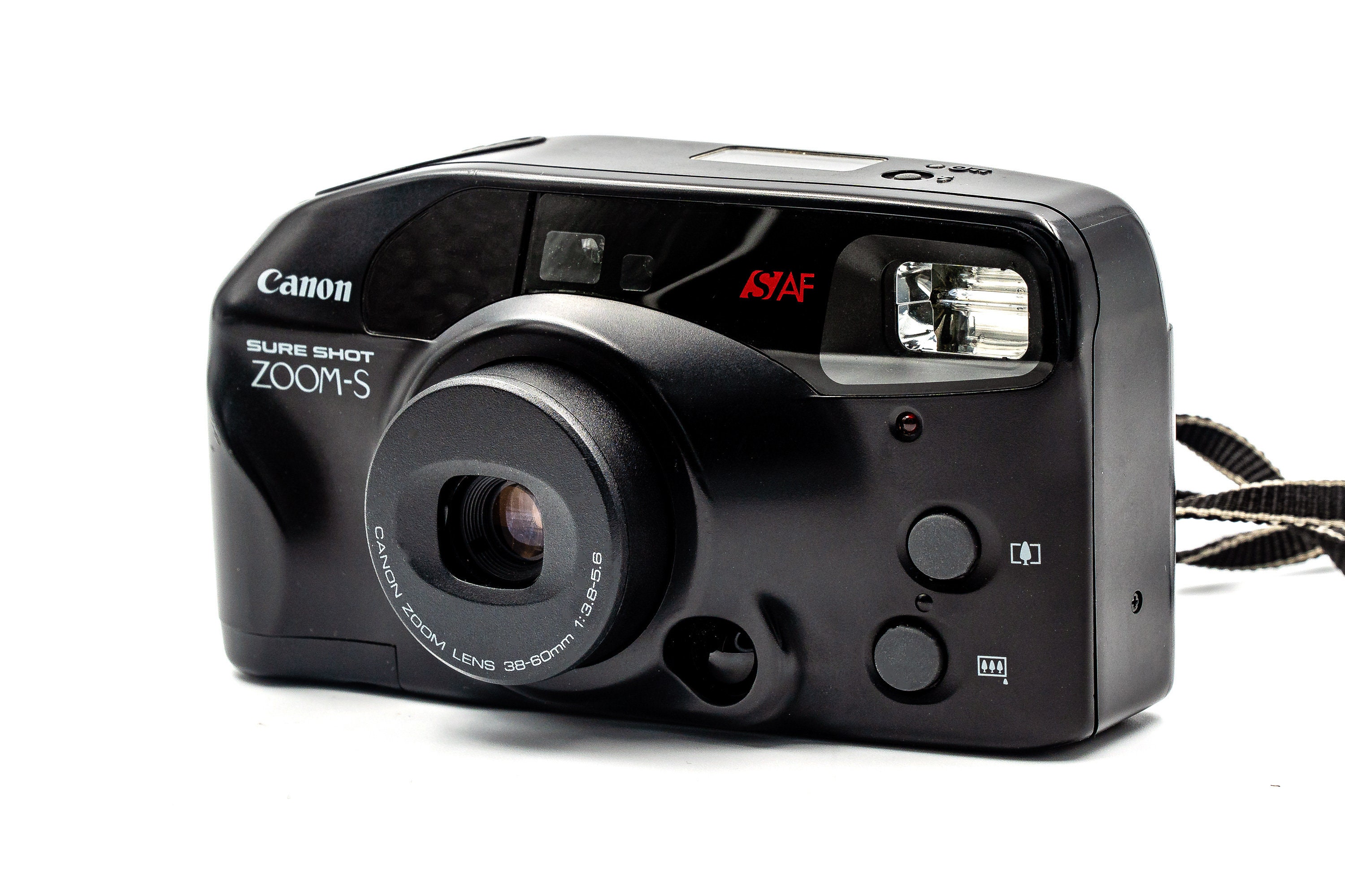 Canon Sure Shot Zoom-S 35mm Film Camera with Canon 38-60mm lens Soft ...