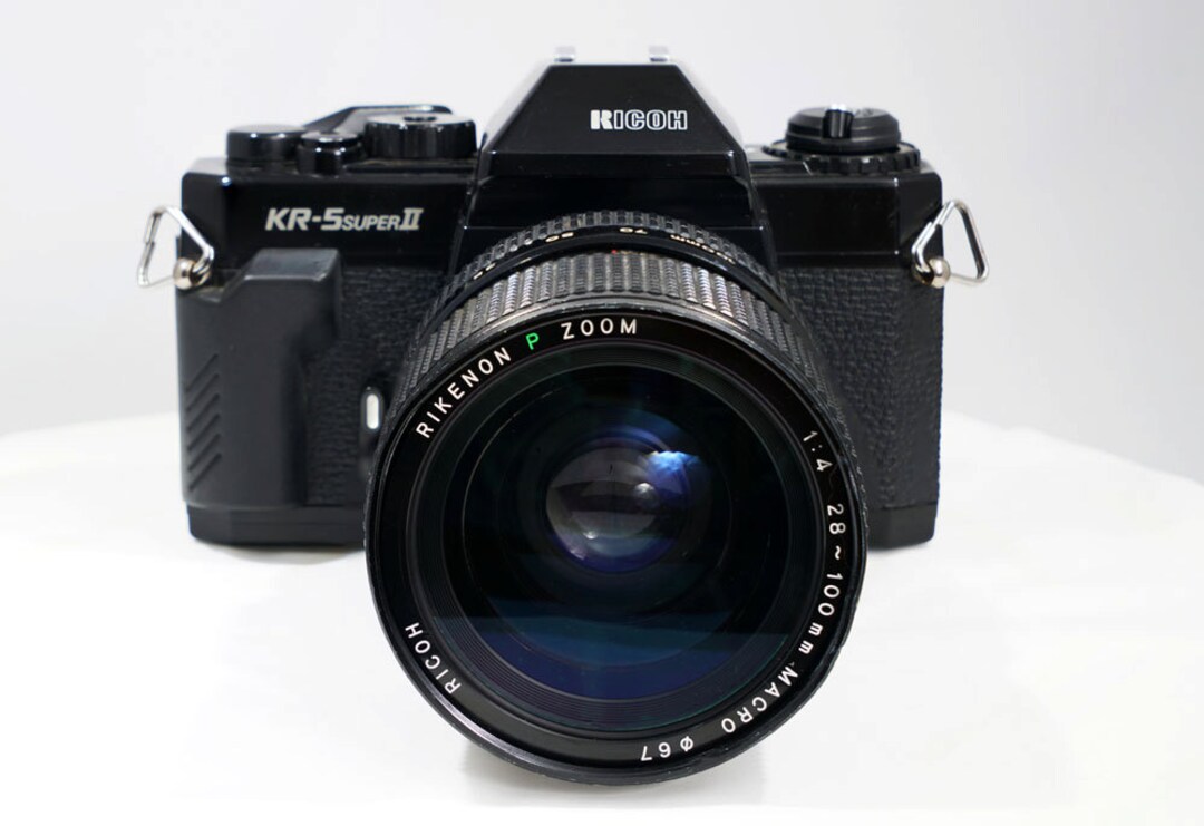 Ricoh KR-5 Super II SLR Camera With Rikoh Rikenon P 28-100 - Etsy
