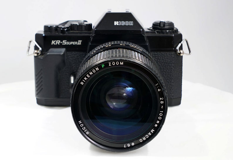 Ricoh KR-5 Super II SLR Camera With Rikoh Rikenon P 28-100 - Etsy