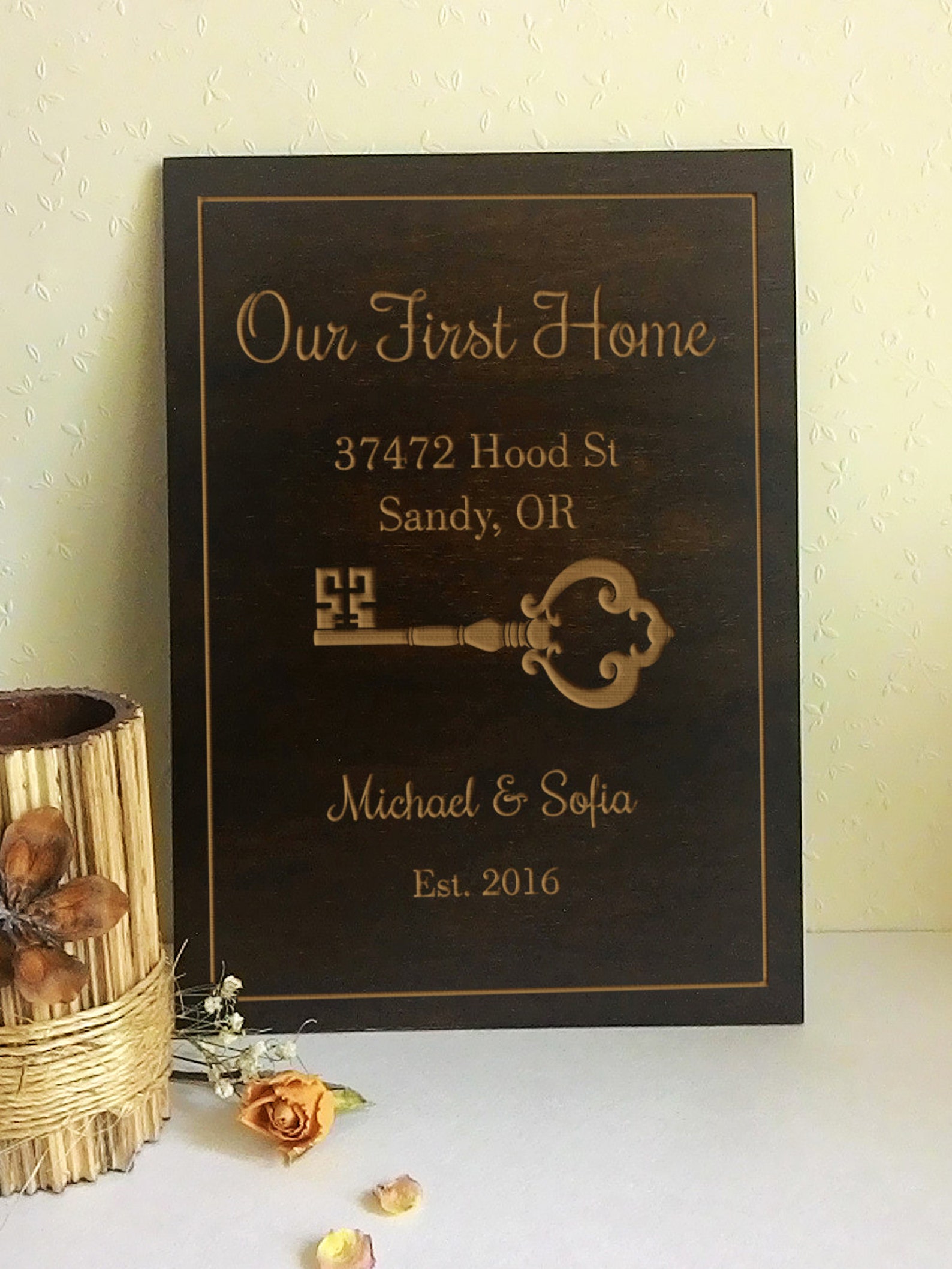 Our First Home Personalized Housewarming Gift House Warming - Etsy