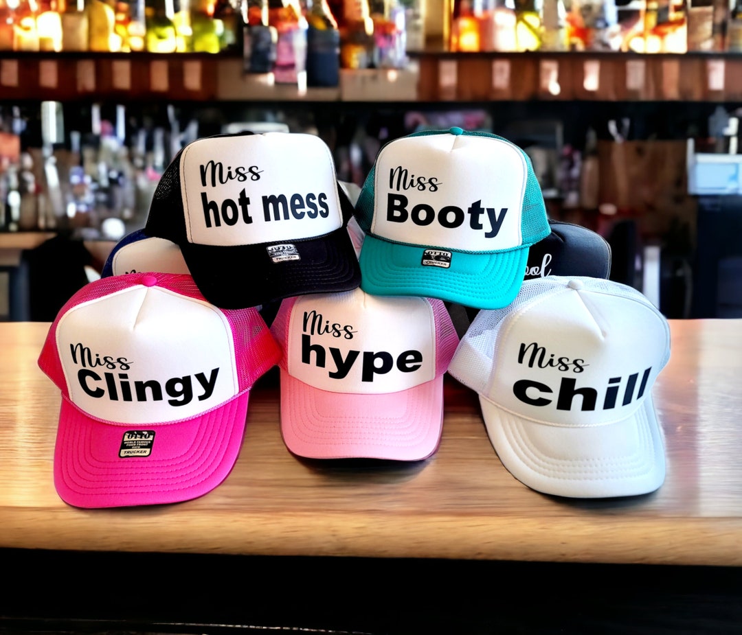 TRUCKER PARTY HATS, Crew Hat, Team Crew, Totally Customizable Trucker ...