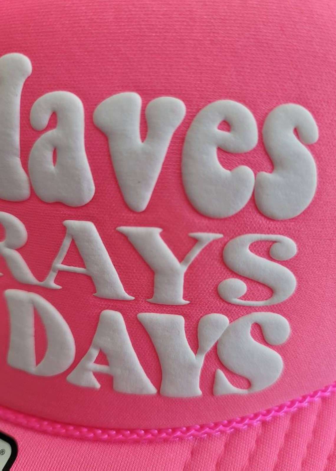 Boat Days Hat, Puff Print Hat, Lake Waves Hat - Etsy
