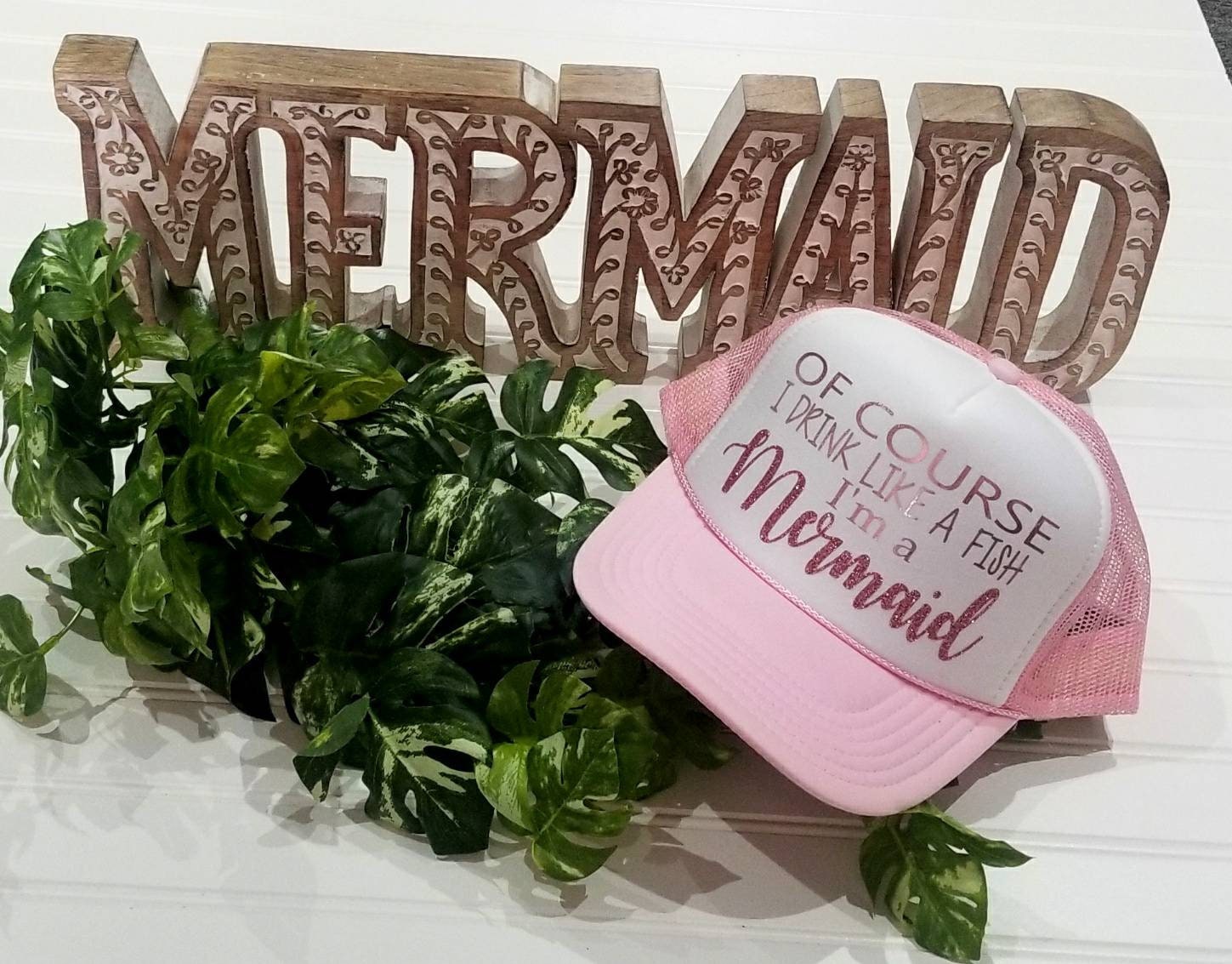 Mermaid Hat High Ponytail HatParty Hat Summer Hat River | Etsy