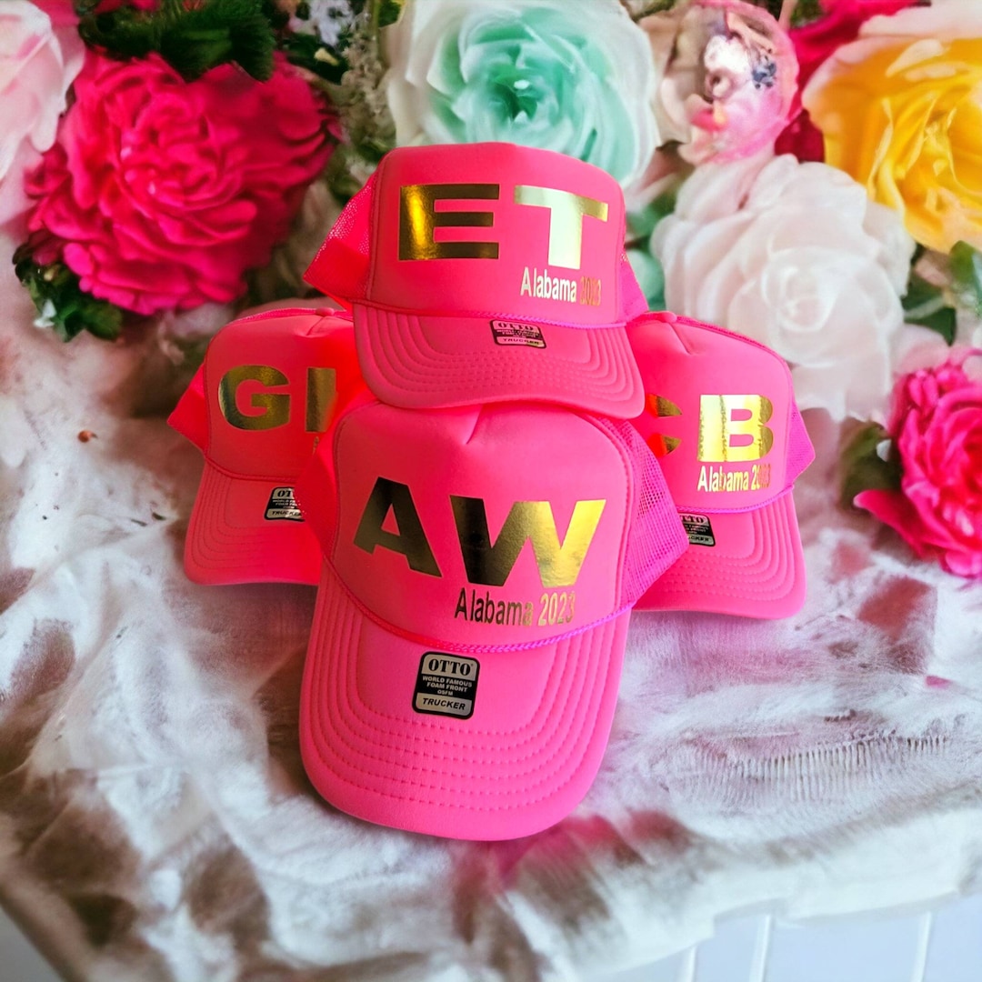 Gold Foil Hats/ Gold Trucker Hats/ Totally Customizable Trucker Cap ...