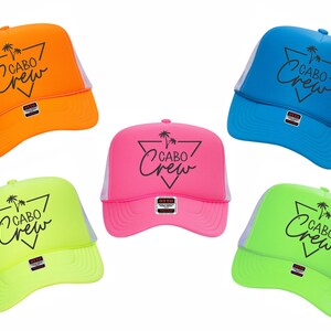 CABO CREW Hats, Bachelor Party Hat, Crew Hat, Team Crew, Totally ...