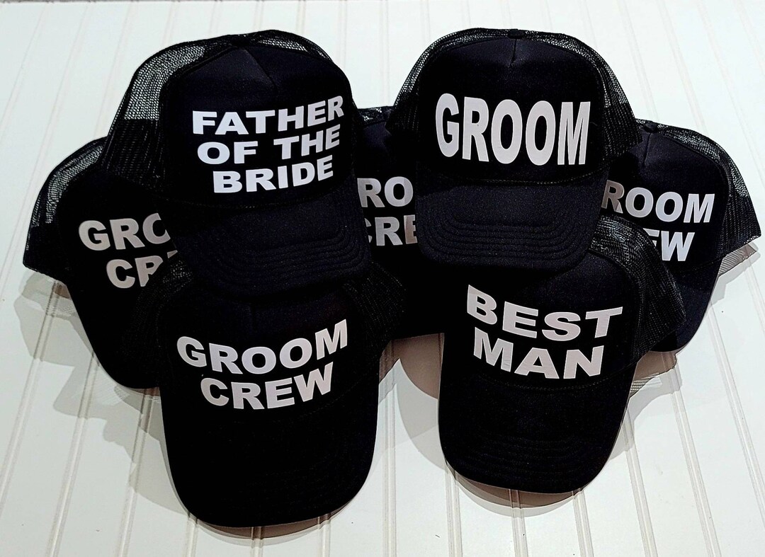 Groom Crew Hats/bachelor Party Hat Team Groom / Guys Party Hats/totally ...