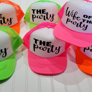 THE Party Hat Team Bride / Totally Customizable Trucker Cap / Pool ...