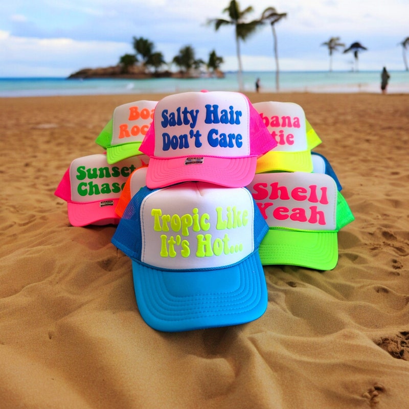 Airbrush Trucker Hat - Etsy