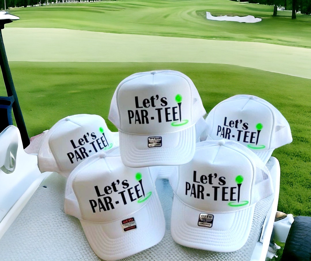 PAR-TEE HATS, Let's Part Tee Hats, Totally Customizable Trucker Cap ...