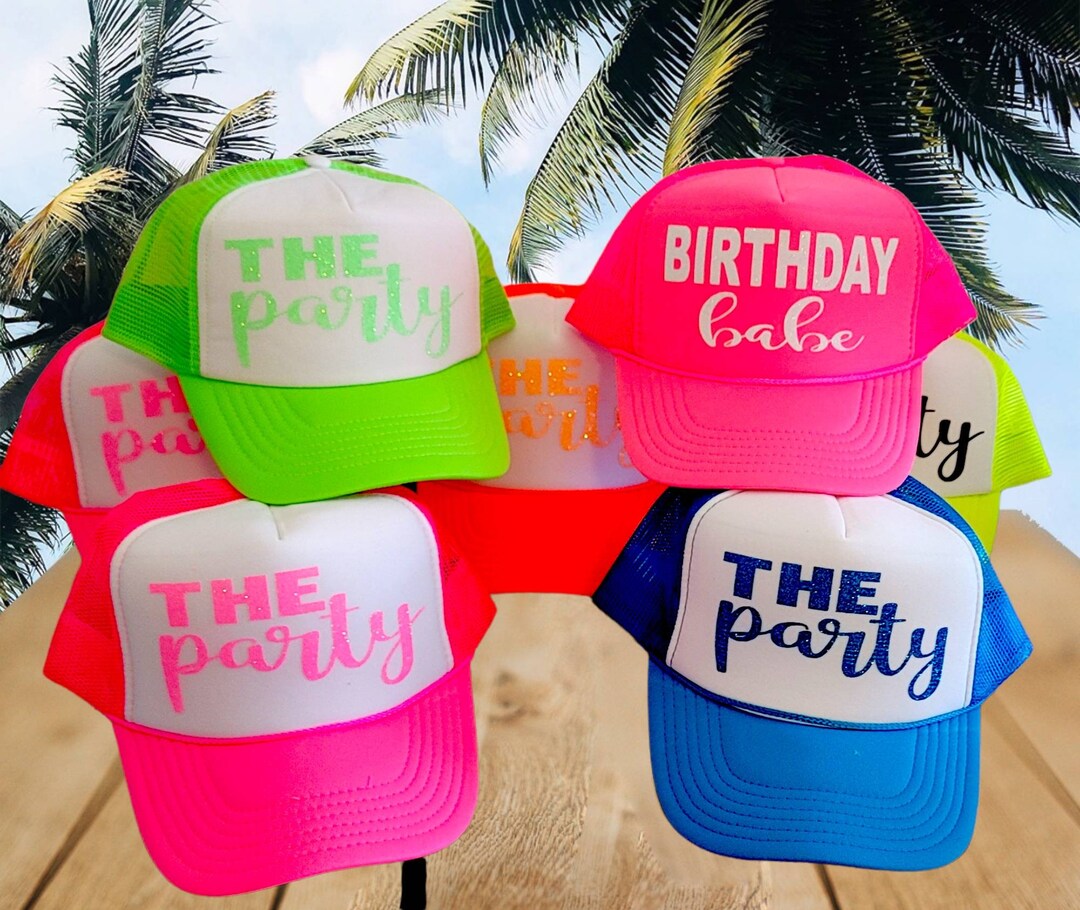 THE Party Hat Team Bride / Totally Customizable Trucker Cap / Pool ...