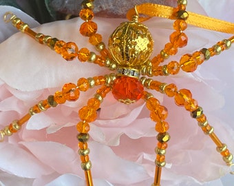 Christmas Tree Decoration Crystal Glass Spider Accent Ornament - Etsy