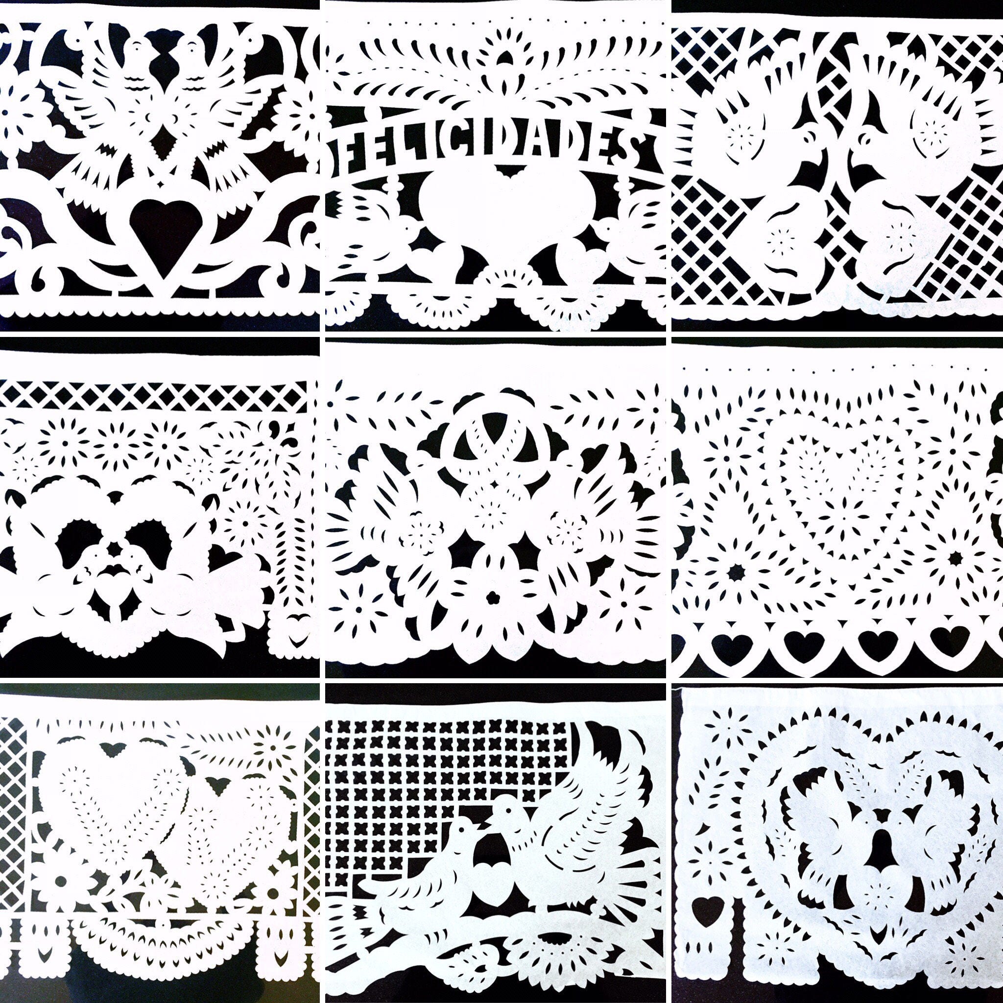 Wedding Mexican Papel Picado - Etsy