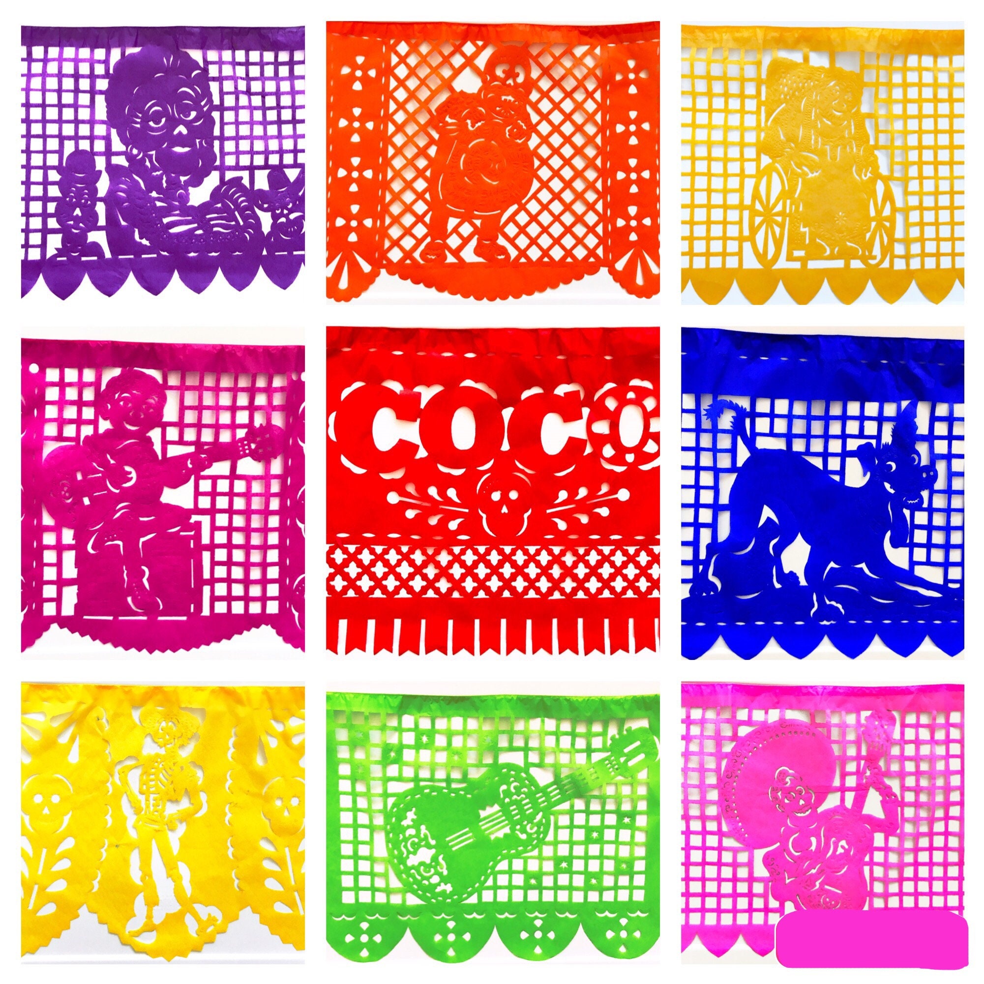 Coco Papel Picado - Etsy México