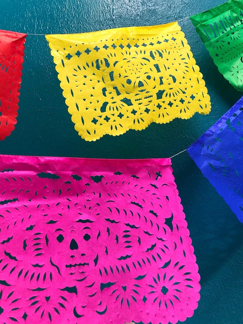 Dia De Los Muertos Papel Picado - Etsy