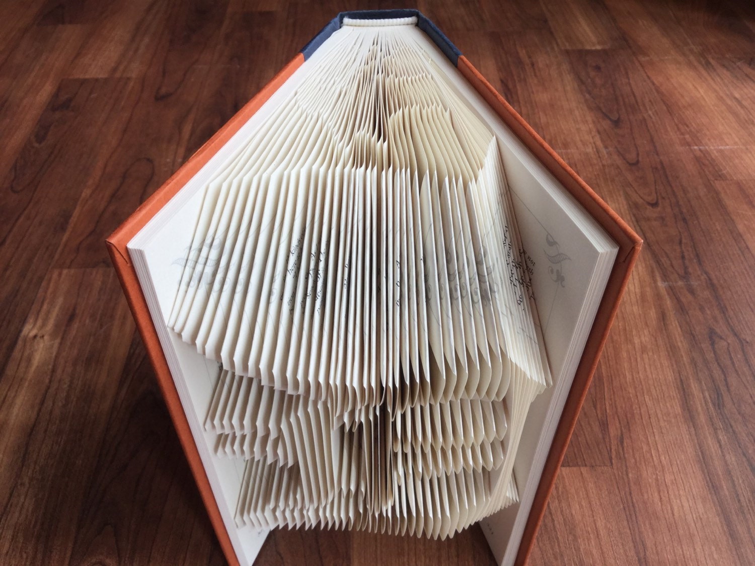 Detroit D Folded Book - Etsy
