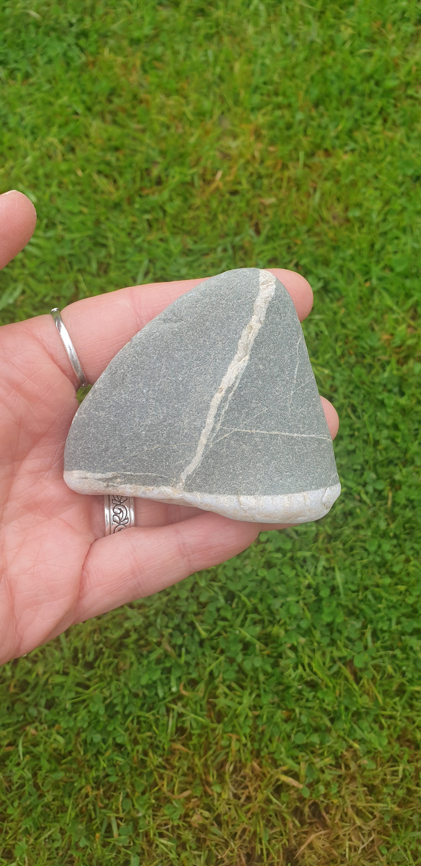 Shark Fin Shaped Irish Wishing Stone. Magic Stone. Manifestation Tool ...