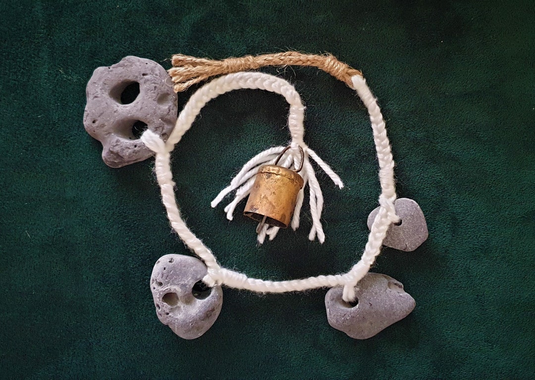 White Witch Ladder With Hag Stones. Beautiful One of a Kind Powerful ...