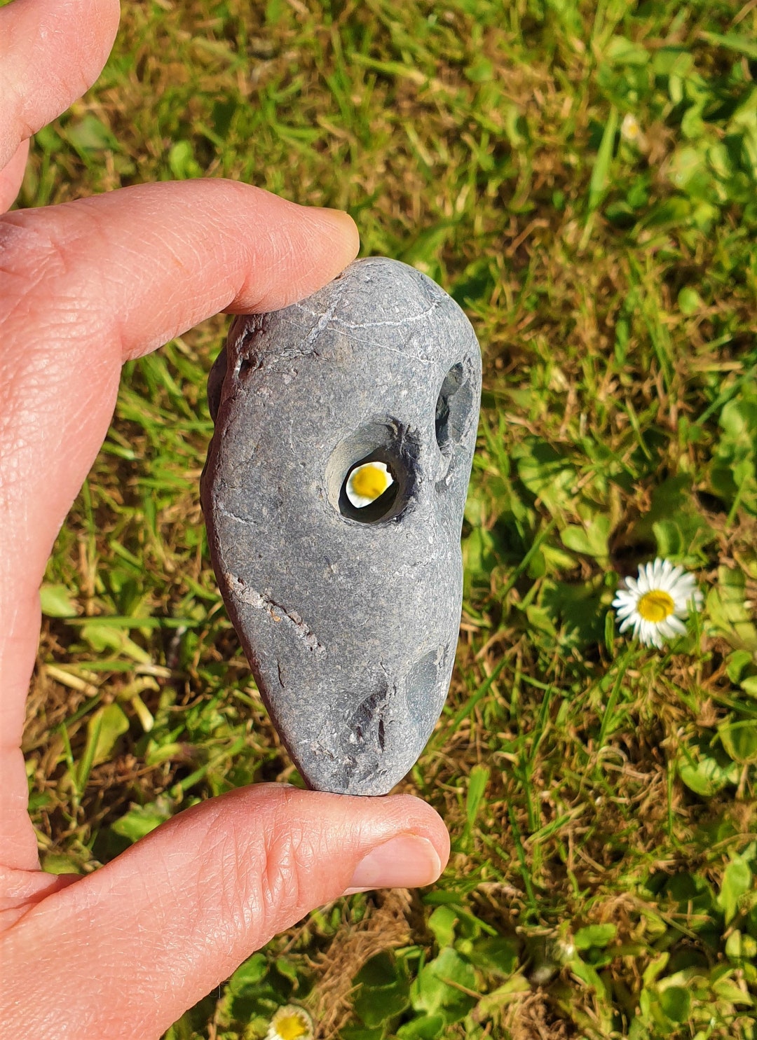 Beautiful Hag Stone. Rare Find. Protection Stone. Adder Stone. Odin ...