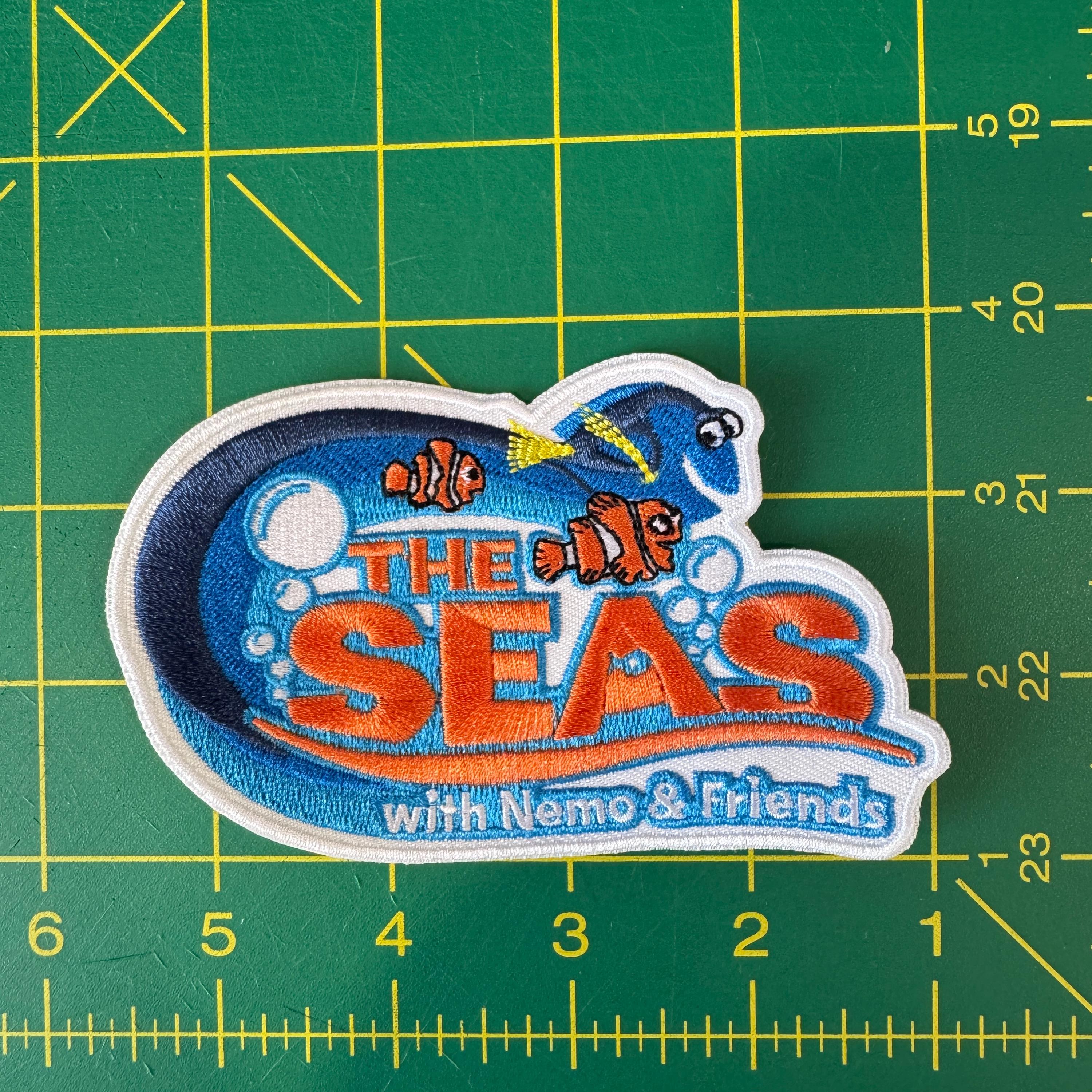 The Seas With Nemo Iron-on Patch -pixar, Ride Dory, Jacket, Backpack ...