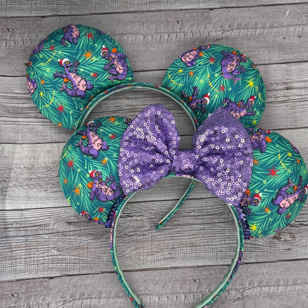 Figment Santa Ears - Minnie, Mouse, Imagination, Journey, Epcot, Dragon ...