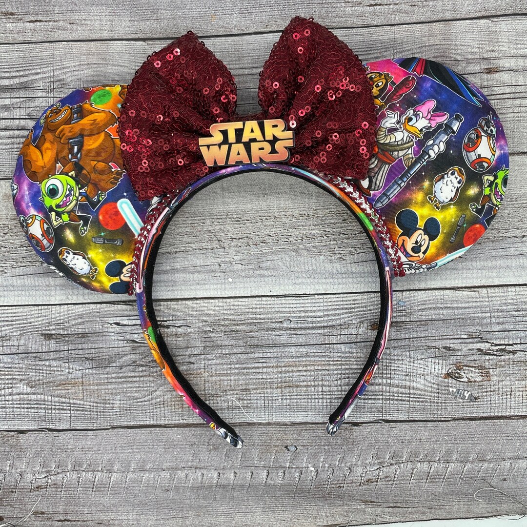 Rts Star Wars Characters Mouse Ears Han Solo Boba Fett - Etsy