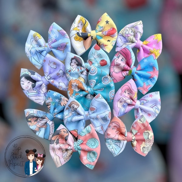 Princess Hair Bow - Etsy