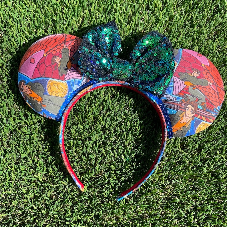 Treasure Planet Jim Mouse Ears – Sequin Bow, Disney Inspired Ready to ...