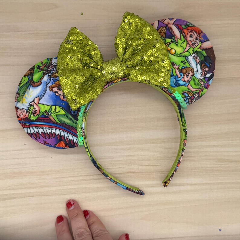 Peter Pan Mouse Ears - Never Grow Up, Neverland, Tinkerbell, Fairy ...
