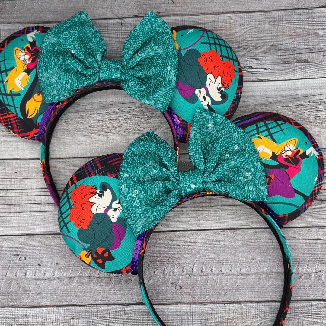 Hocus Pocus Minnie Mouse Ears - Mickey, Mouse, Disneyland, Sanderson ...