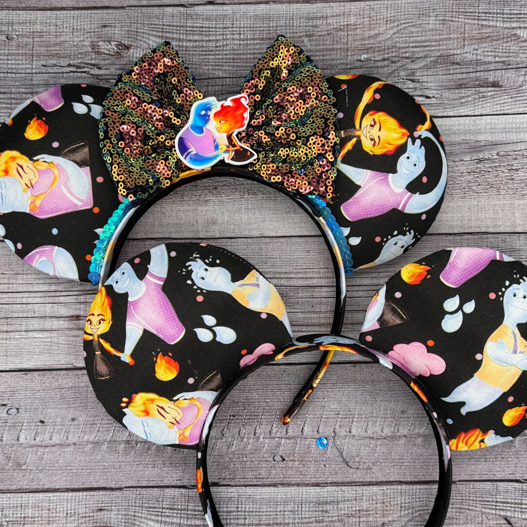 Elemental Mouse Ears - Wade, Ember, Fire, Water, Element, Pixar, Magic ...