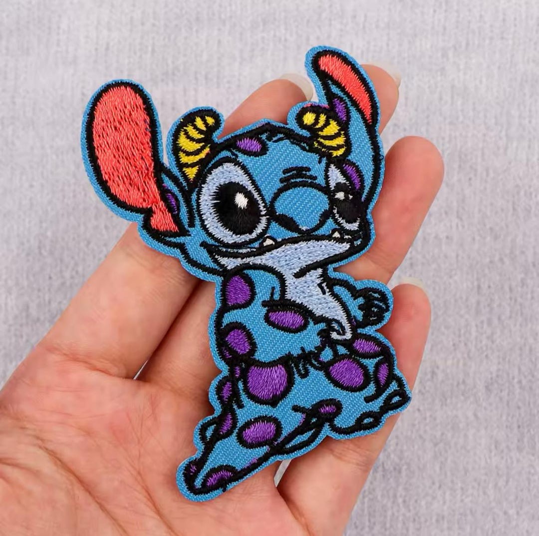 Stitch Sully Iron on Patch - 626 Lilo Alien Stitch - Etsy