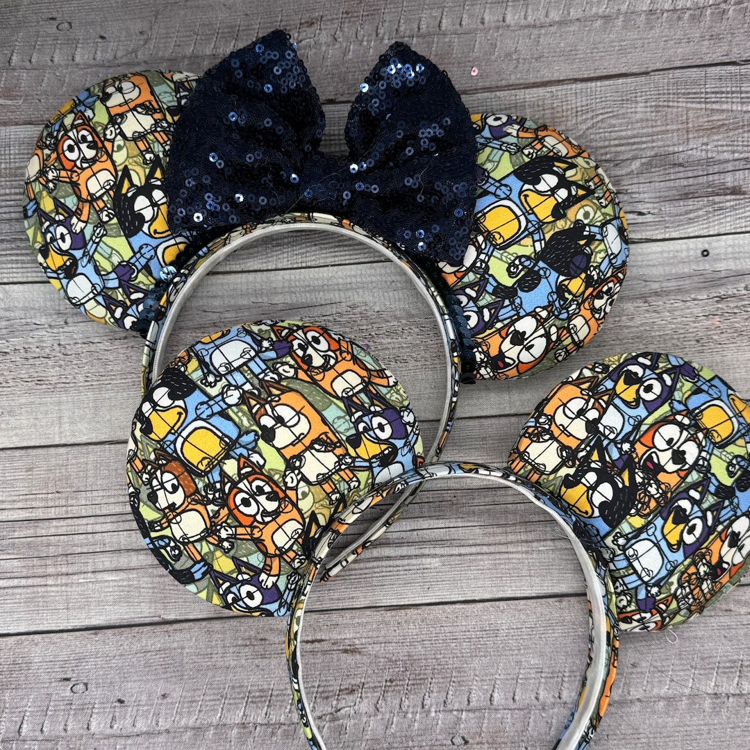 Bluey Bingo Ears Heeler, Mouse, Castle, Magic Kingdom, , Disney Junior ...
