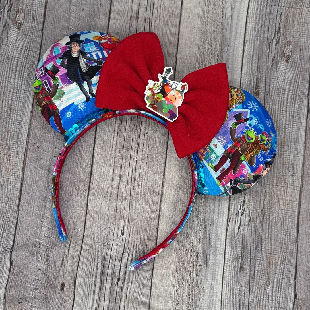 Muppets Christmas Carol Mouse Ears - Minnie Mouse, Mouse, Xmas, Lights, , Merry Christmas, Green ...