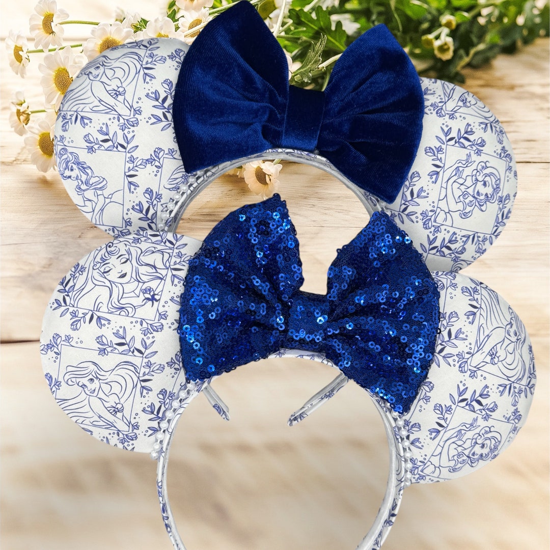 Princess Toile Mouse Ears - Minnie, Mouse, Princess, Floral, Sleeping ...