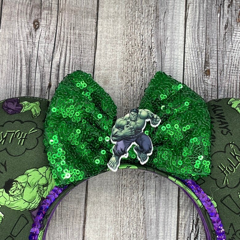 Hulk SMASH Mouse Ears - Minnie, Mouse, Marvel, California Adventure ...