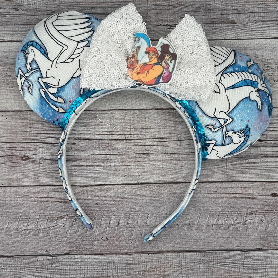 Pegasus Mouse Ears - Hercules , Phil, , Herc, Disney World, Epcot ...