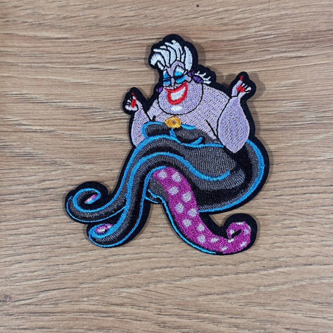 Ursula Iron-on Patch -pixar, , Jacket, Backpack, Hat, the Little ...