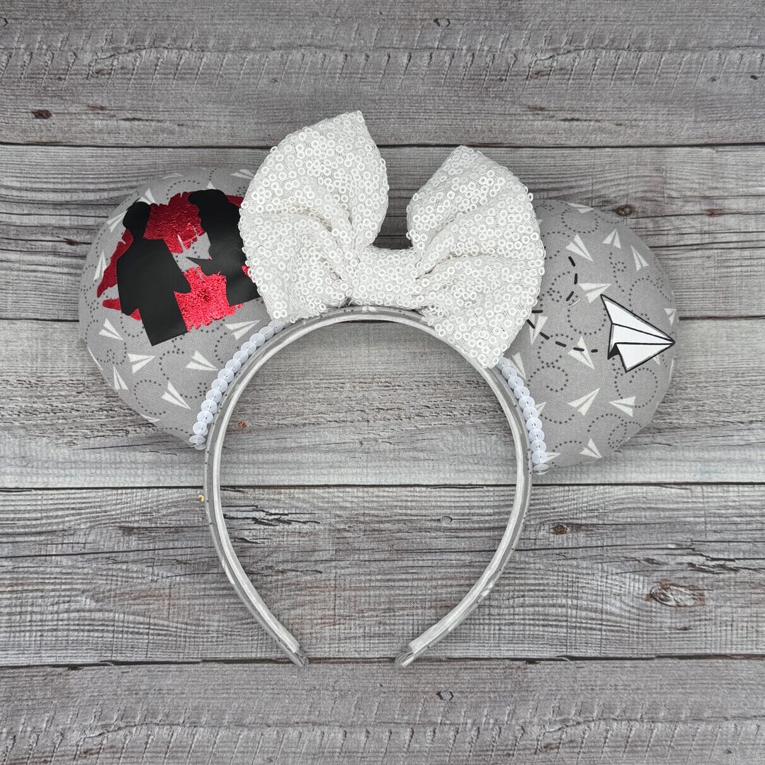 Paperman Mouse Ears Pixar Shorts, One of a Kind, Love, Airplane, Paper ...