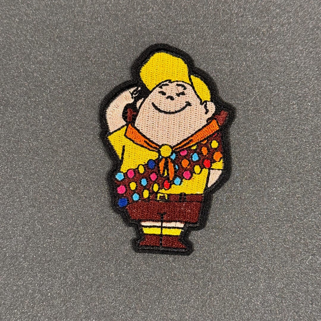 Russel up Iron-on Patch -pixar, Russel, Jacket, Backpack, Carl - Etsy