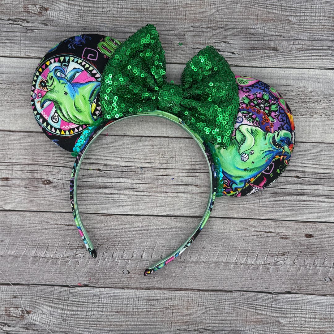 Oogie Boogie Mouse Ears - Minnie, Mouse, Jack, Sally, Lock, Shock and ...