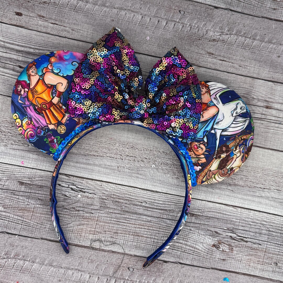 Hercules Mouse Ears - Megara, Hades, Zeus, Pegasus, Phil, , Herc ...
