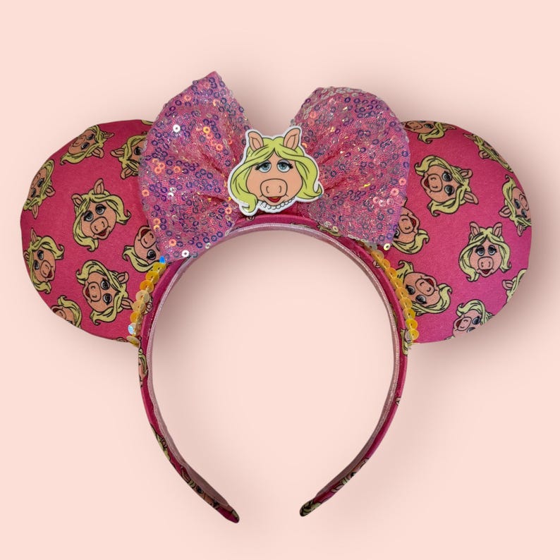 Miss Piggy Muppets Mouse Ears: Hollywood Studios Ready to Ship - Etsy